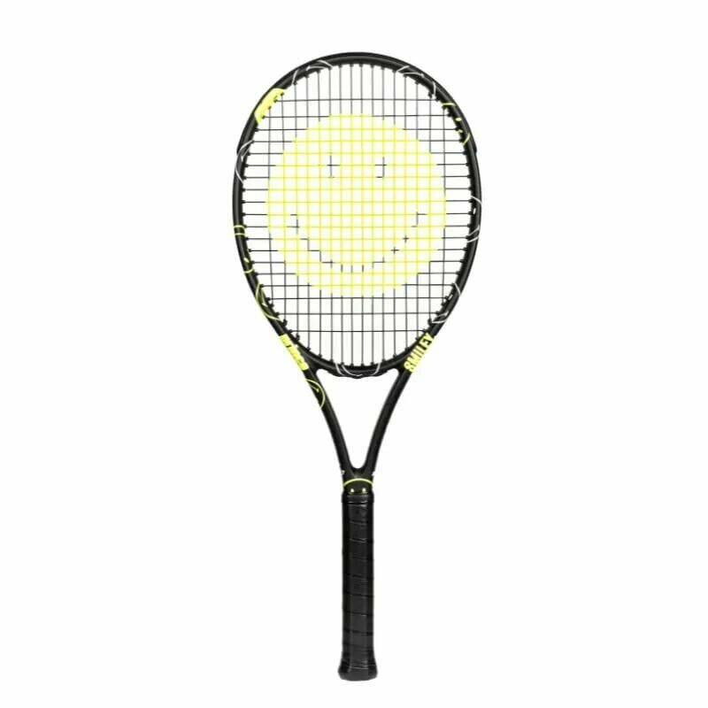 DECATHLON ракетка для большого тенниса Prince Beast 100 300 Smiley, черный матовый, grip 2, 100 кв. дюймов, 300 г