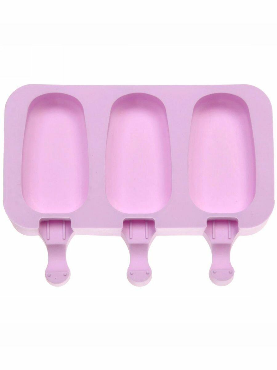 Форма для приготовления мороженого "Эскимо" силиконовая 19,5*15см