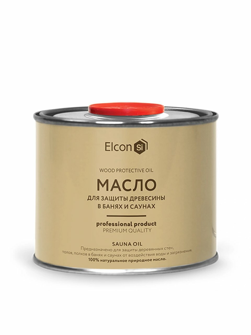 Масло для полков Elcon Sauna, бесцветное, 0.5 л, для бани и сауны, защита дерева от влаги и плесени