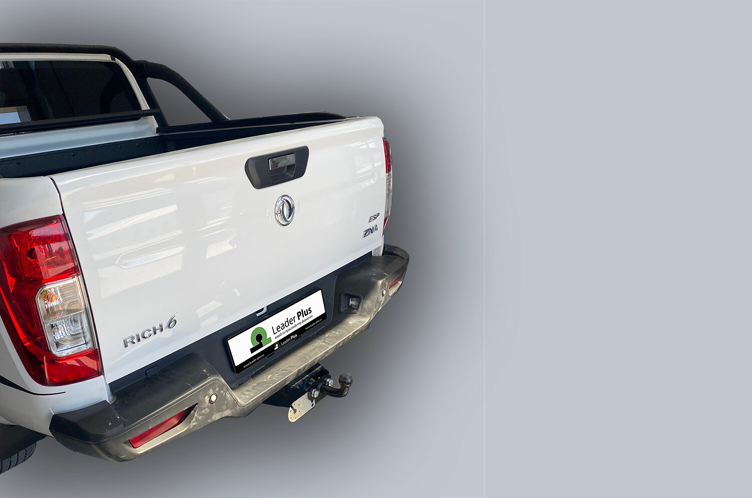 Фаркоп для NISSAN NAVARA Double Cab (D40) (со ступенькой) 2005-/ DONGFENG RICH 6 (DF6) 2021 - арт. N107-FC