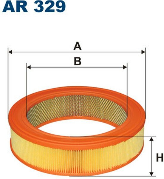 Фильтр воздушный FILTRON AR329 Mitsubishi Colt A15A 81-88