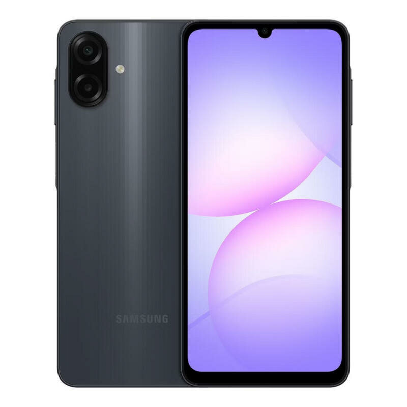 Смартфон Samsung Galaxy A07, 4G LTE, 4/64Gb, Global, Black (Черный)