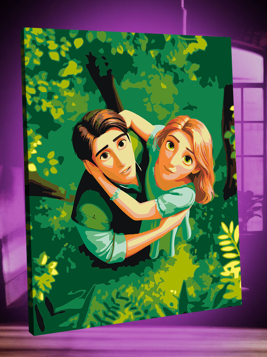 Картина по номерам Рапунцель