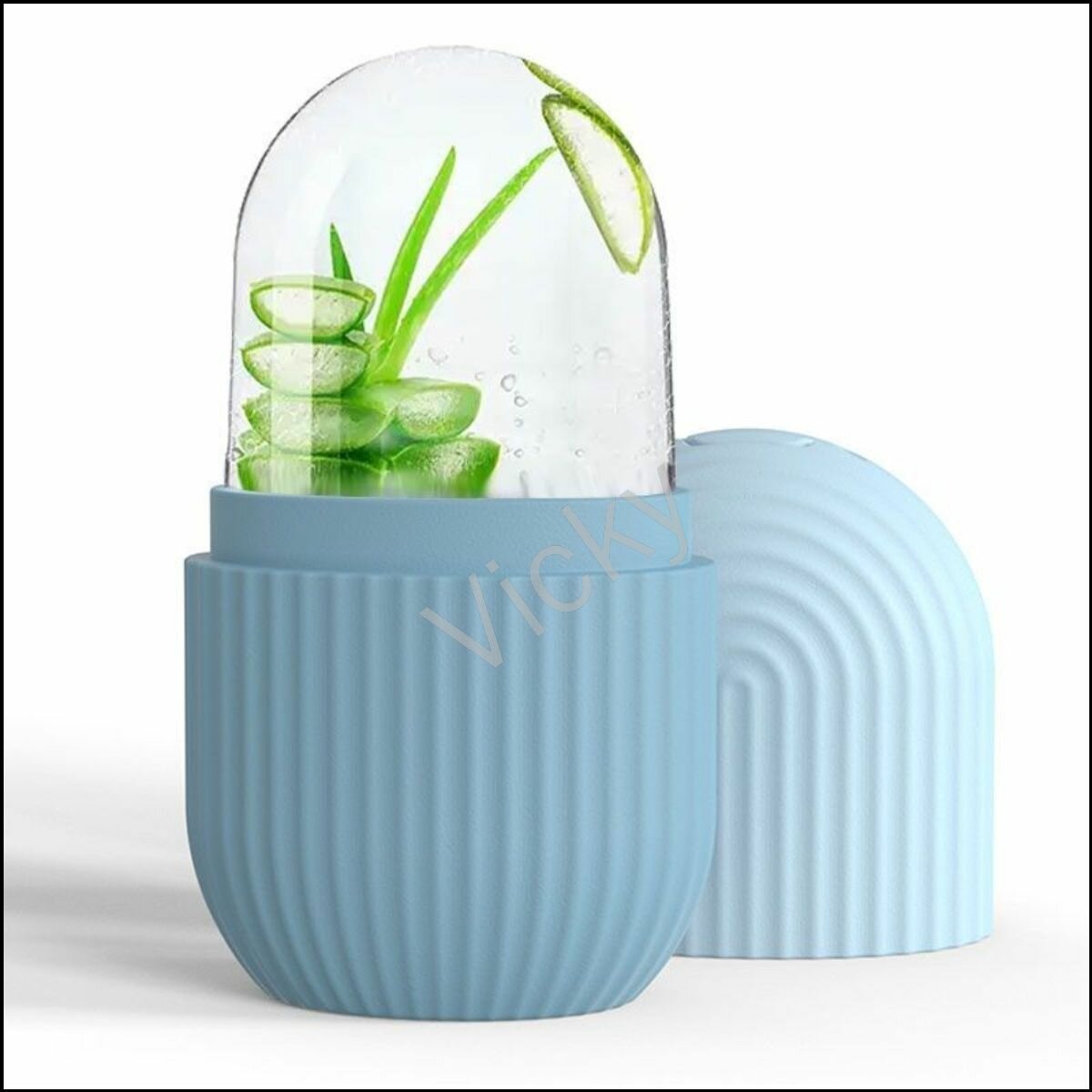 Эксклюзивный криомассажер для лица и зоны декольте с косметическим льдом