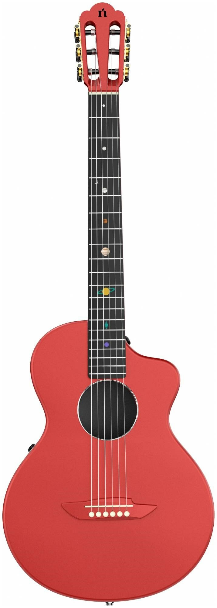 NATASHA Nebula COSMOS NSX Imperial Red - Гитара трансакустическая
