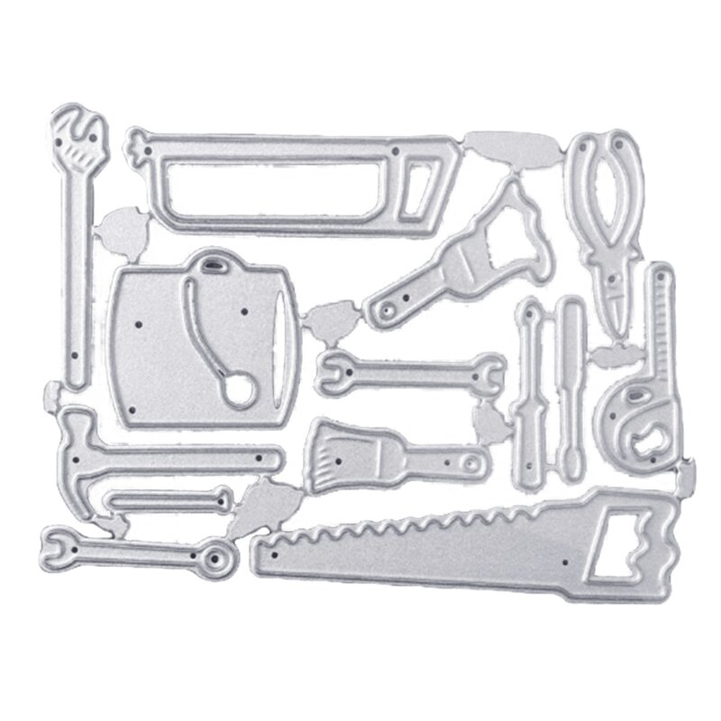 Metal Cutting Dies Stencil Household Combination Tools Set Embossing Die Stencil