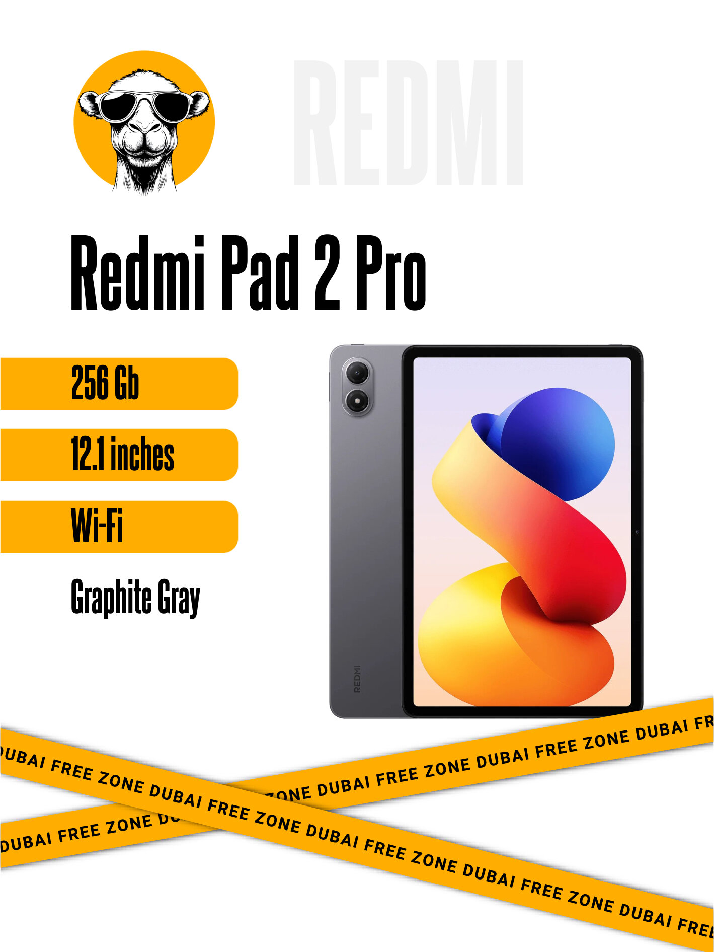 Планшет Redmi Pad 2 Pro 8/256Gb Wi-Fi Graphite Gray
