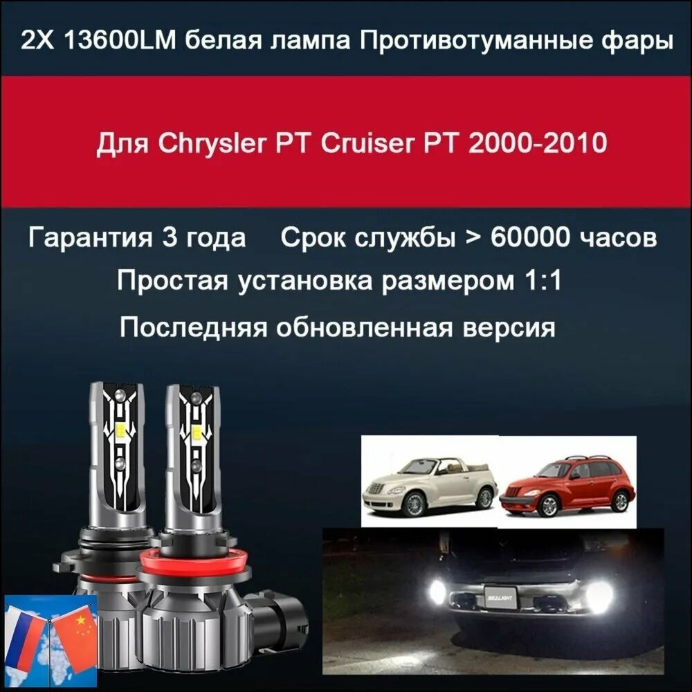 Фары автомобильные, 2 шт, арт. WD-V8IEN-W2-22456684098977