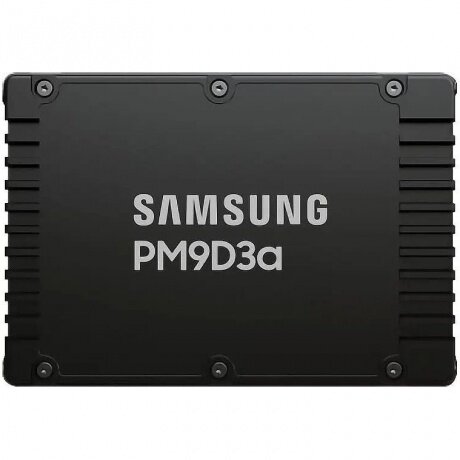 Накопитель SSD Samsung PM9D3a, 3840Gb, U.3(2.5" 15мм), NVMe, PCIe 5.0x4