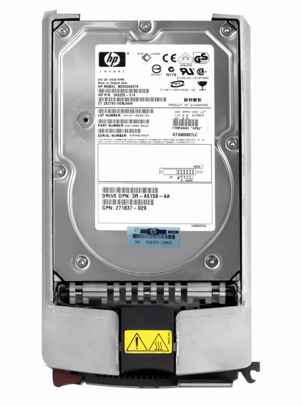 Жесткий диск HP 360205-014 300Gb U320SCSI 3.5" HDD