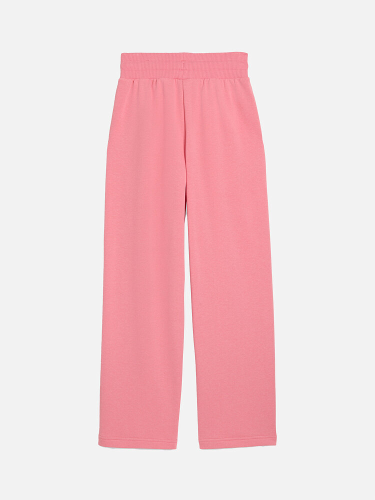 Брюки PUMA Wardrobe Essentials Wide Sweatpants, размер 128, розовый, — фото 1