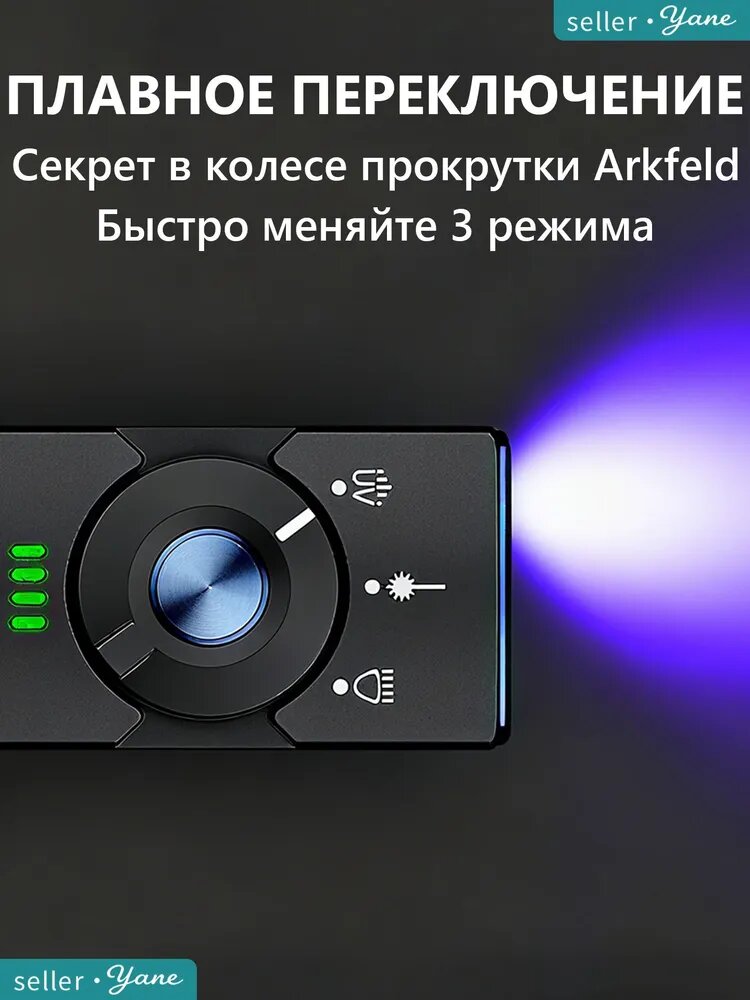 Olight Arkfeld Pro Оранжевый Фонарь-прожектор 1300 люмен, IPX7 — фото 1