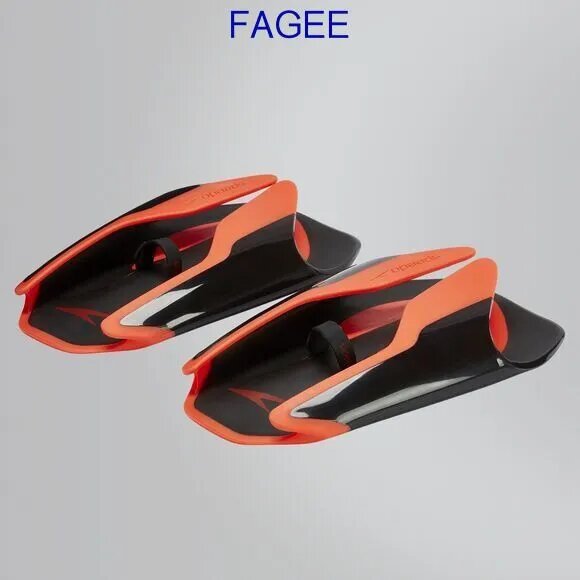 Speedo Fastskin Hand Paddle Black/Red Лопатки для плавания для совершенствования силы гребка и техники — фото 1