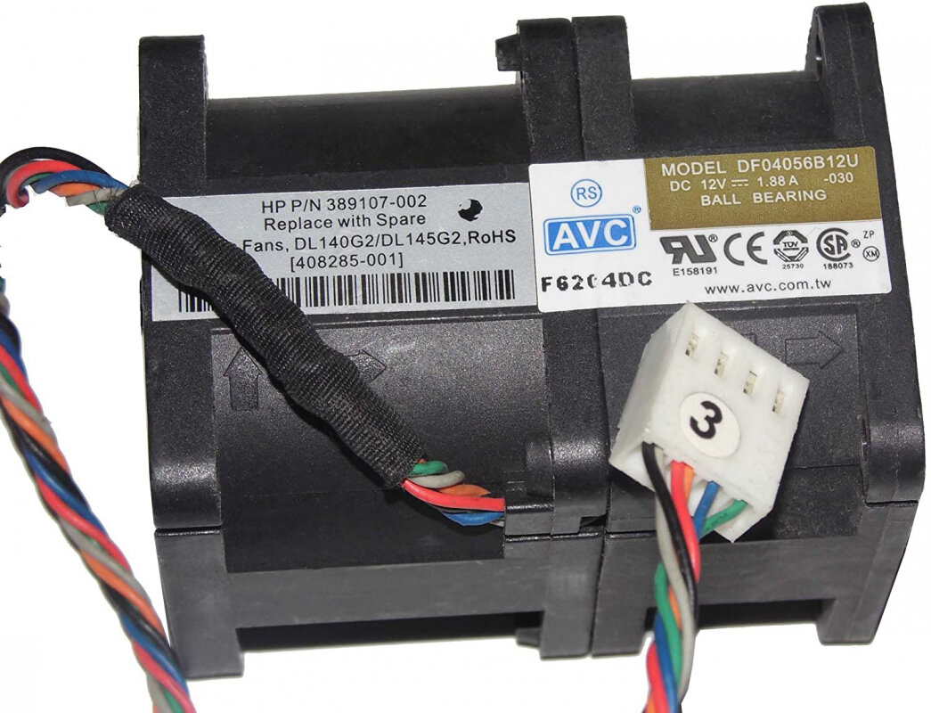 Вентилятор HP 389107-002 12v 40x40x56mm 15000