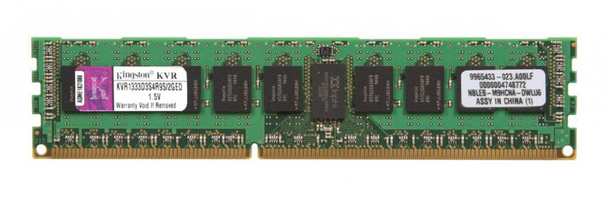 Оперативная память Kingston KVR1333D3S4R9S/2GED DDRIII 2Gb