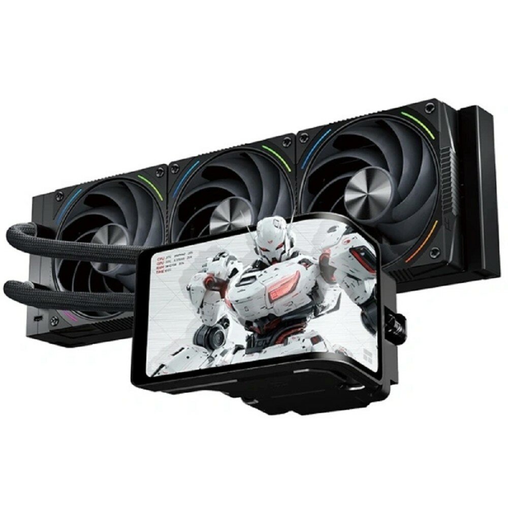 Thermalright Вентиляторы Система водяного охлаждения Wonder Vision 360 Turbo ARGB Black 3x120mm ARGB PWM Fans TRWV360TAB