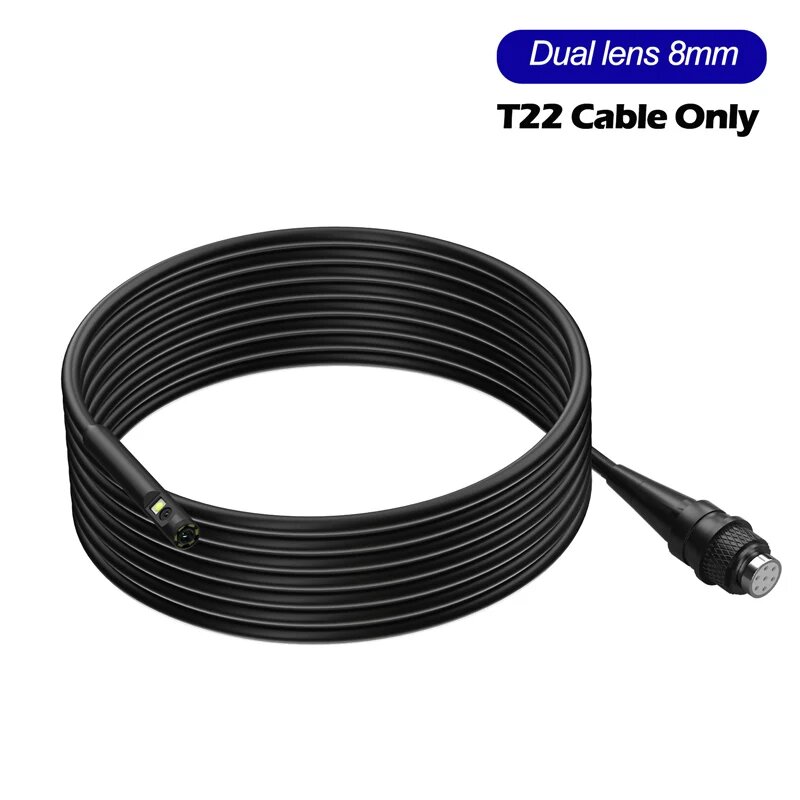 Кабель эндоскопа T22 Dual lens 8mm, 2 м