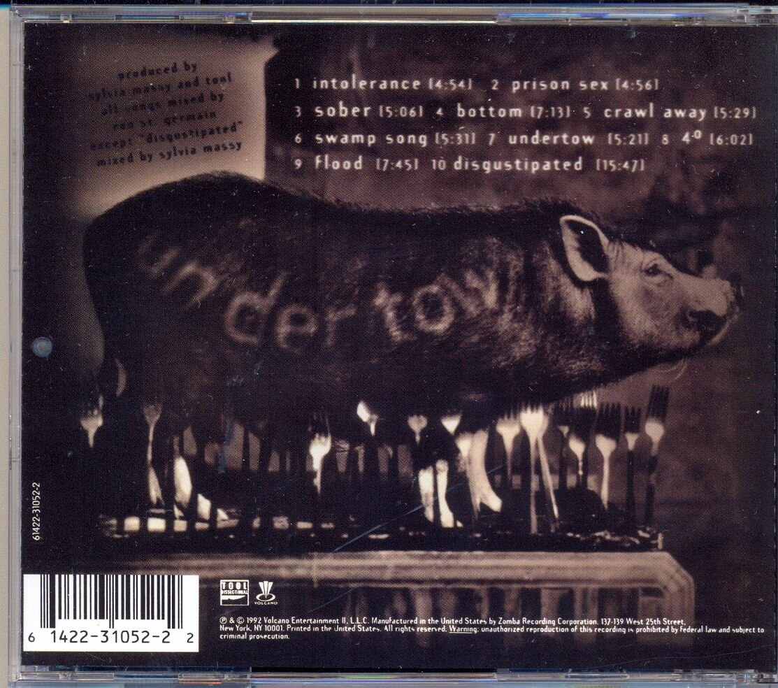 TOOL - Undertow 1992 г. Компакт диск — фото 1