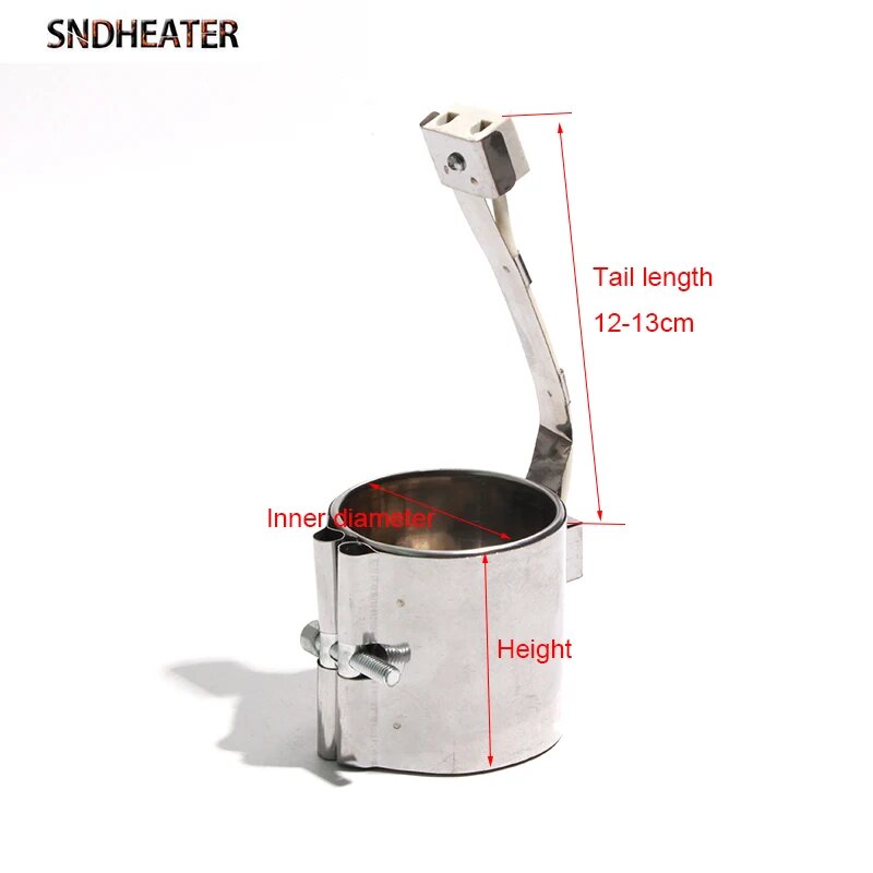 SNDHEATER ленточный нагреватель 50x45 мм, 220В, 210W, золотой