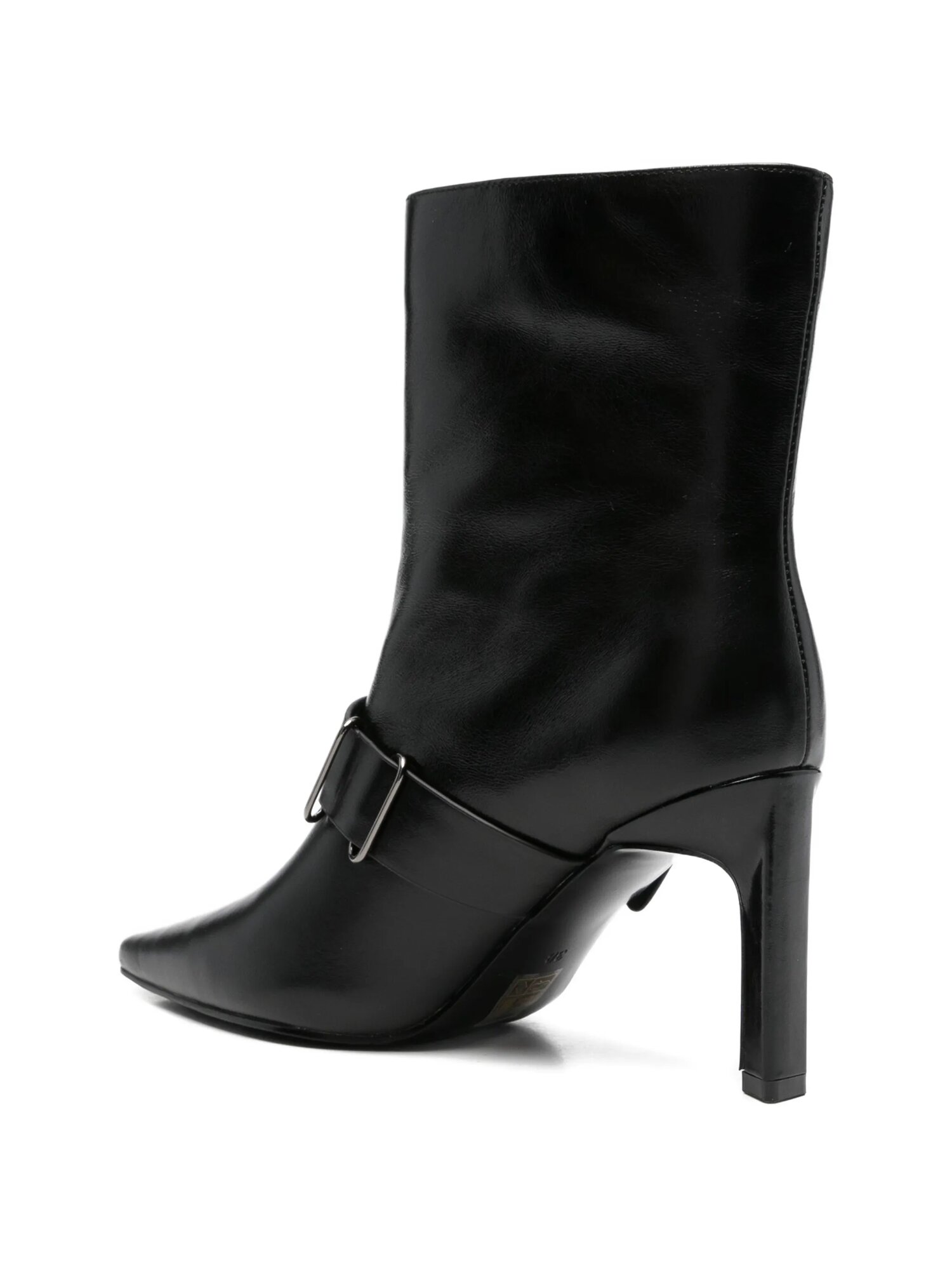 Ботинки SERGIO MORETTI Buckle-strap ankle boots, размер 36, черный — фото 1