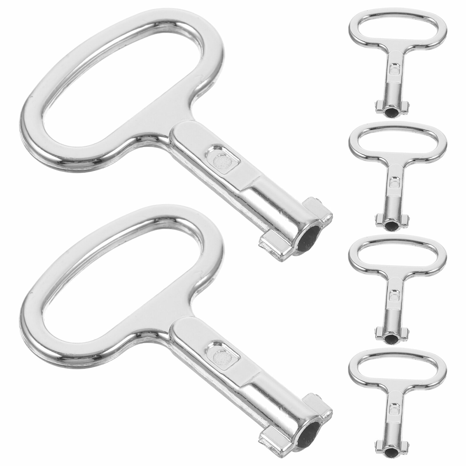 Ключи для распределительных коробок, гаечные ключи, ключи для силовых шкафов, треугольные плоские ключи (ключ для силового шкафа MS705, плоский замок) 6 шт.