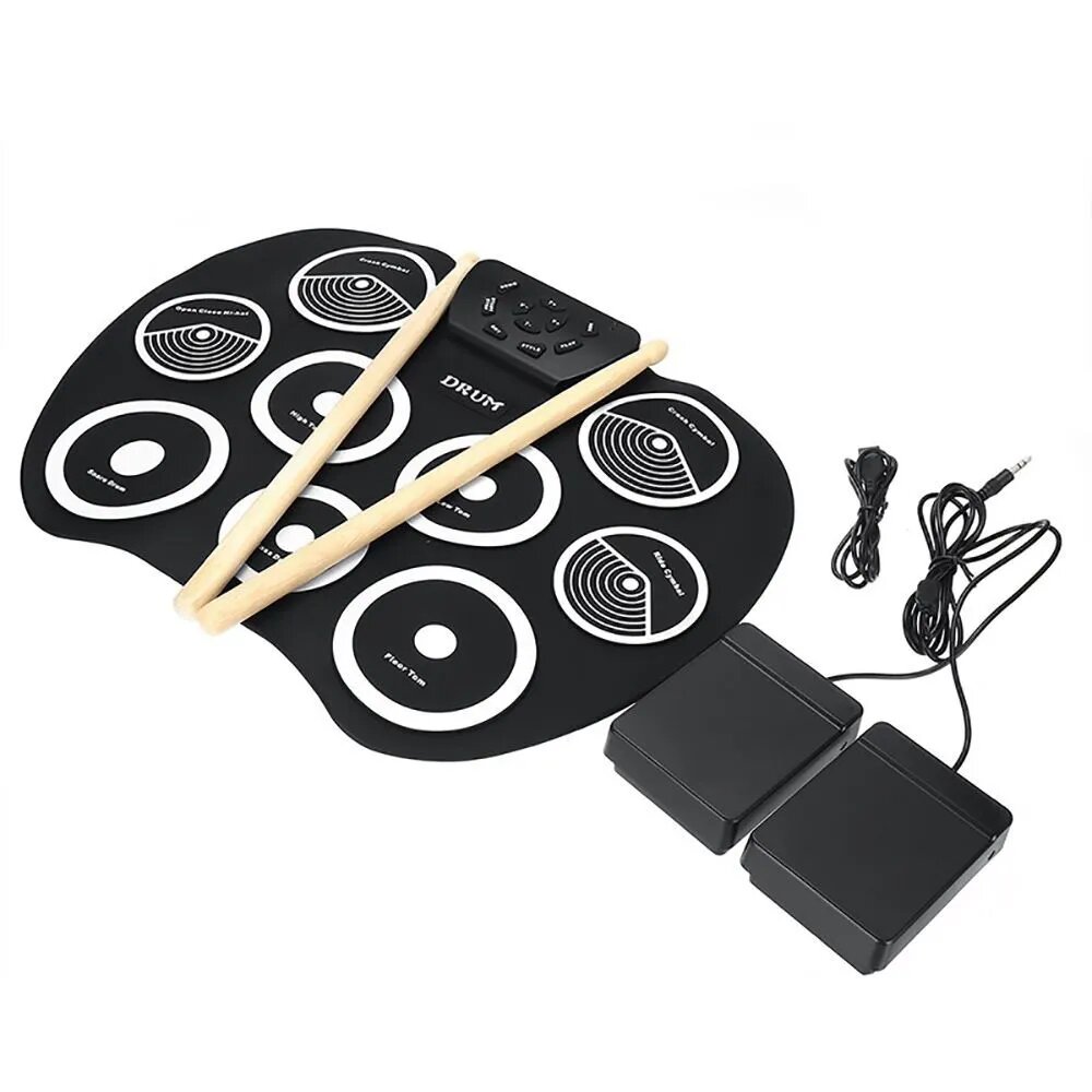 Гибкая электронная ударная установка MusOn G801 гибкий барабан