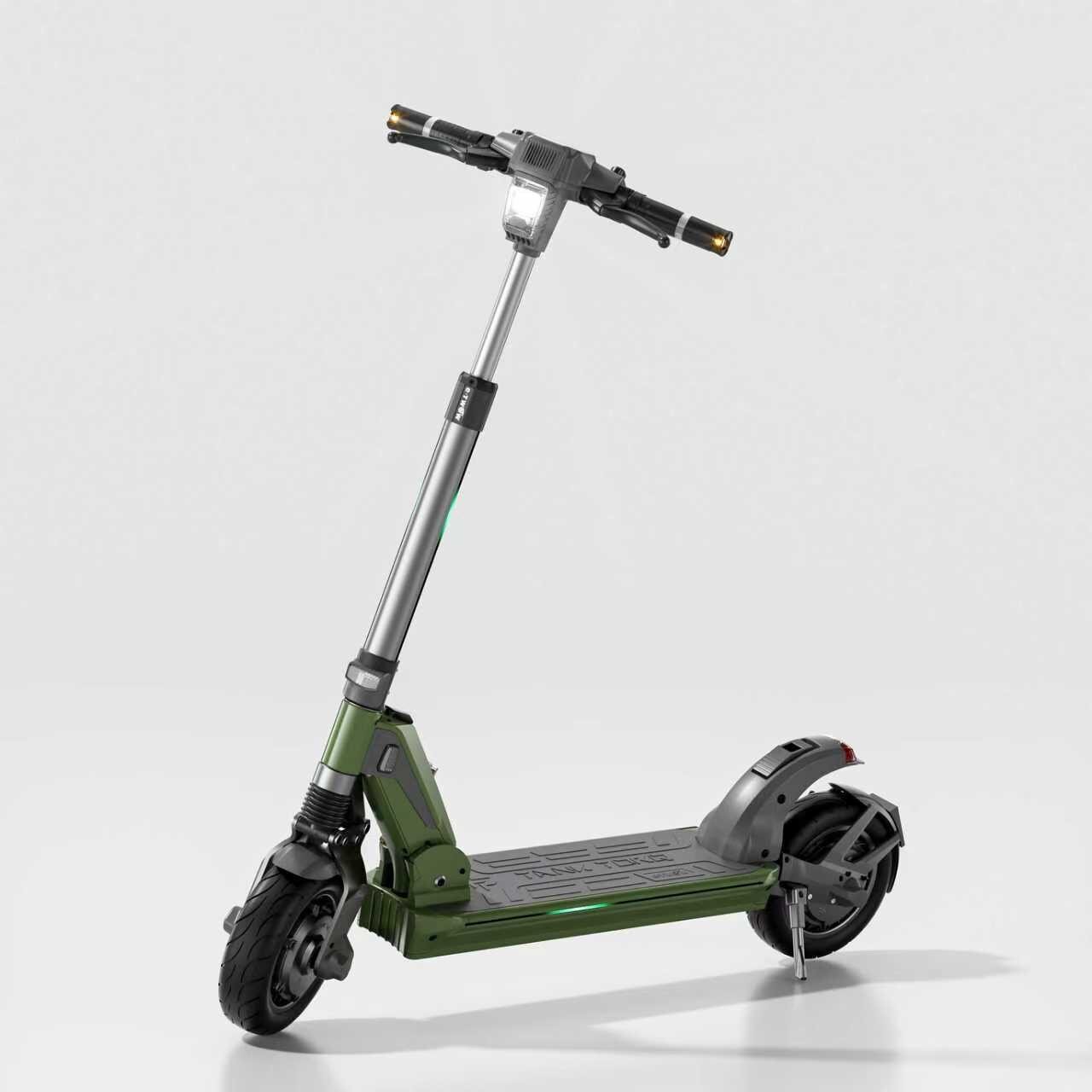 Электросамокат E-TWOW Tank Torq TK2 Dual Motor армейский зелёный