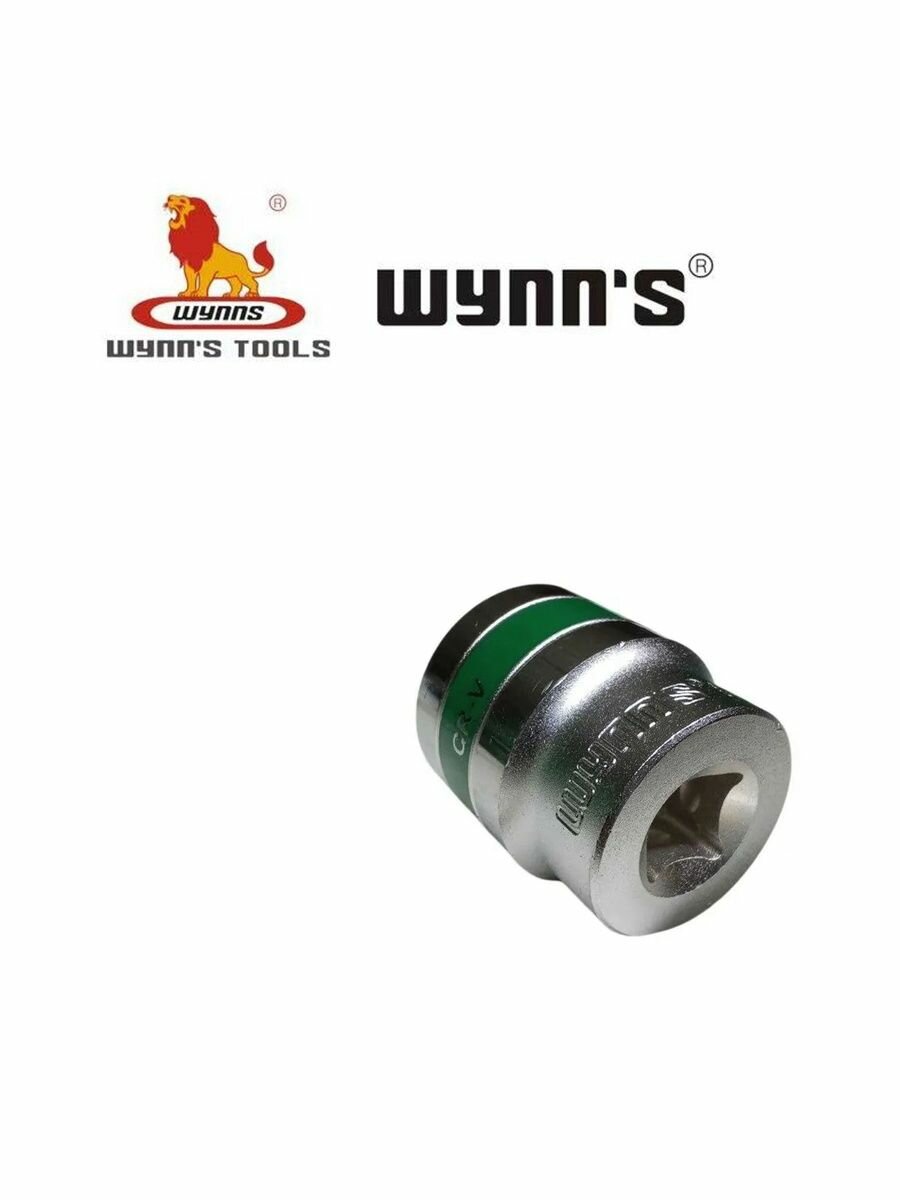 30 головка торцевая 1/2 6 гранная W0008A, WS005W/Wynns Tools