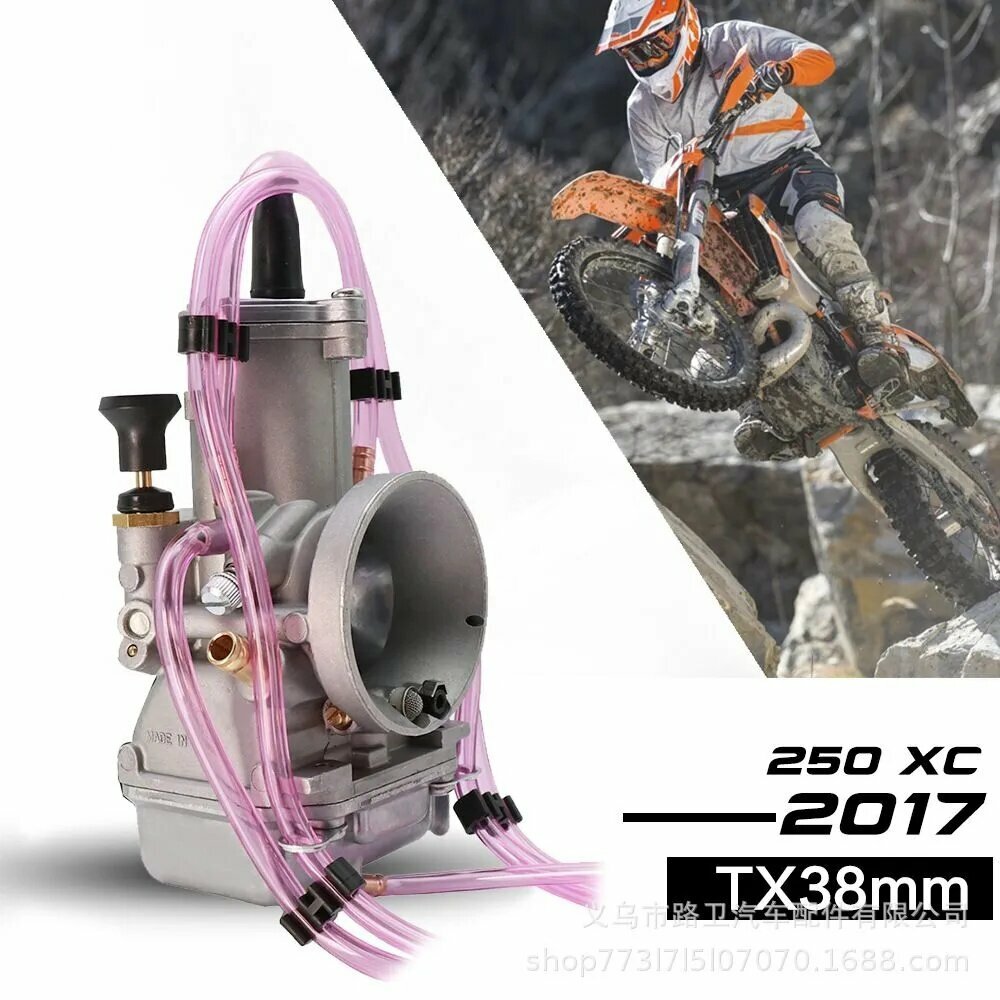 Карбюратор Mikuni TMX TX 38mm для KTM 250 XC/EXC, 2-тактный, литой корпус