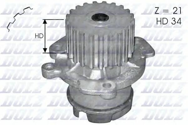 Насос водяной ВАЗ 2112 (помпа) (DOLZ) L 124