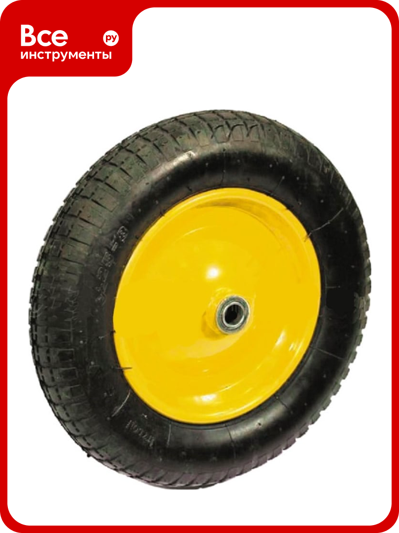Колесо пневматическое с подшипником (400х80х16 мм) Yard 66-8-004