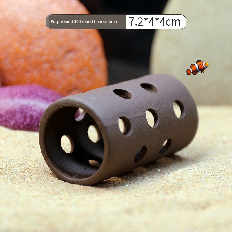 Керамическое укрытие для аквариума, домик для разведения креветок, гнездо для мелких рыб и креветок, маленькое