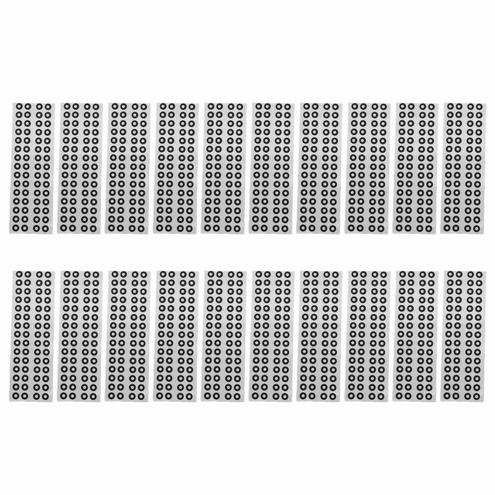 Маркеры для 3D-сканирования матовые 1200 шт 3x7 мм для реперных точек и обратного отражения