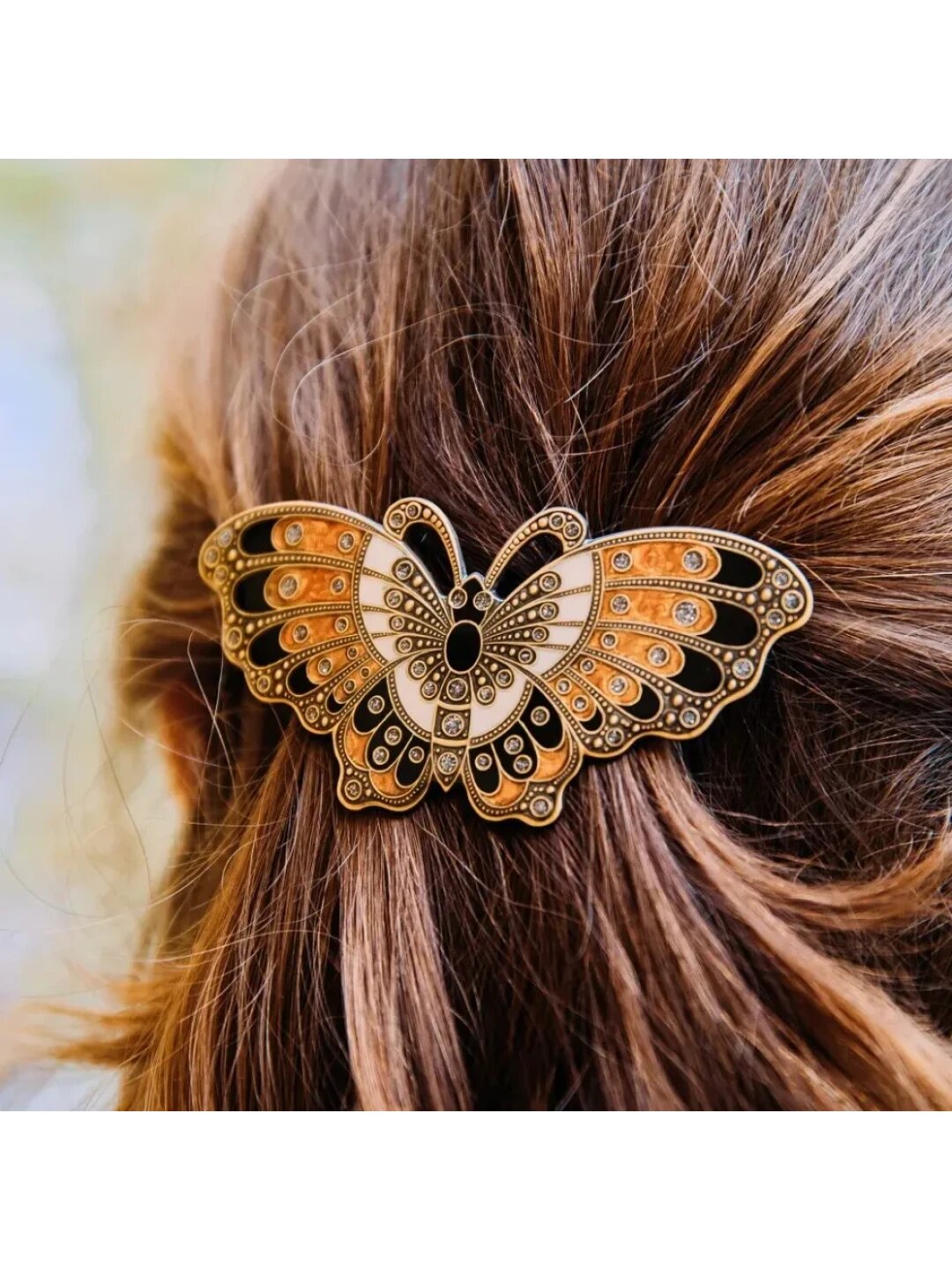 Заколка для волос Clara Bijoux Бабочка G29051-51 BR/G