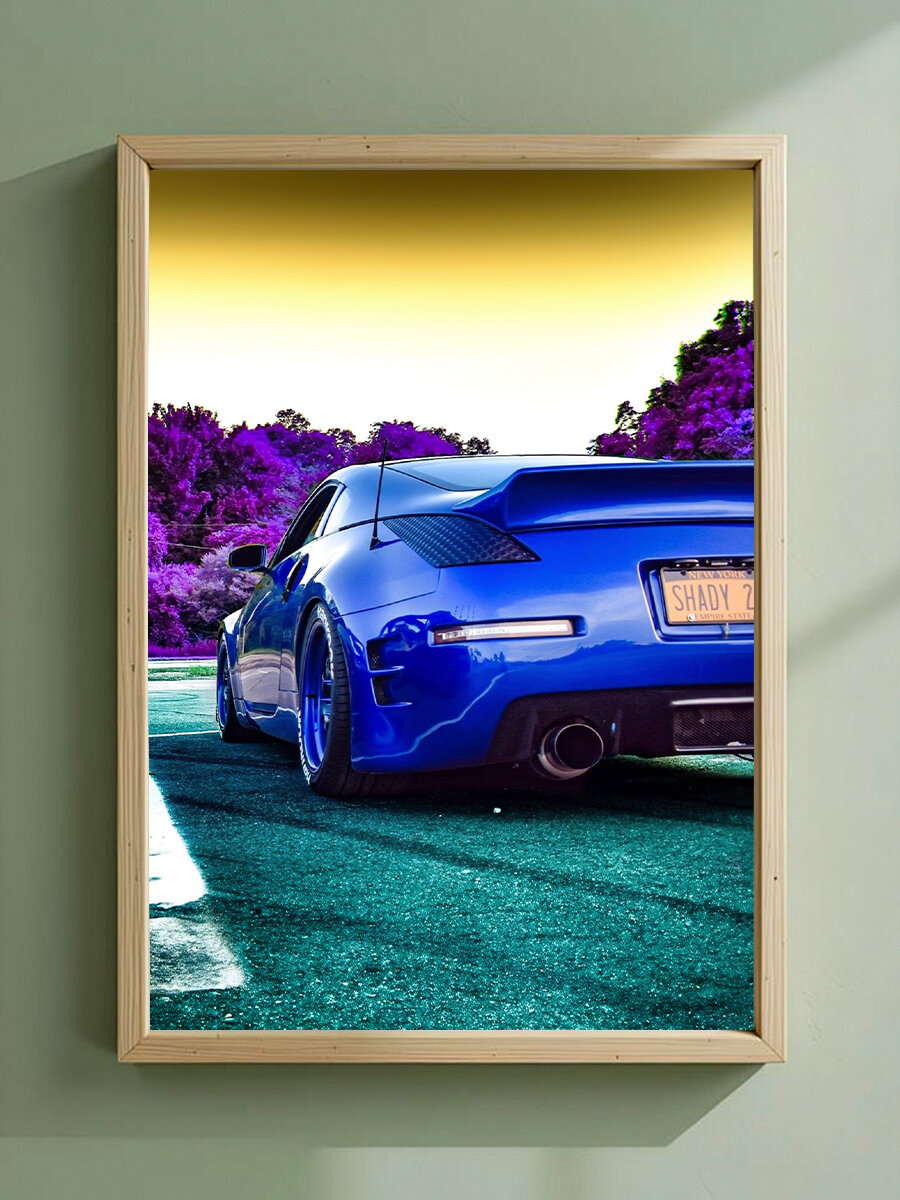 Постер, плакат на стену "JDM Nissan 350Z" 42Х29,7см (А3)