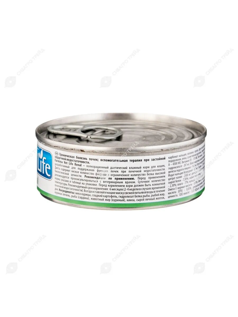 Cat Renal Паш д/кош при почечной нед-ти, 85г