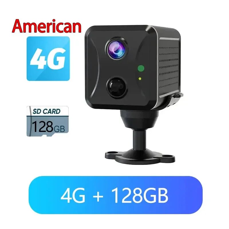 Камера безопасности Ubox Mini 4G с SIM-картой или Wi-Fi Ультра-HD камера наблюдения с батарейкой 3800 мАч низкий энергопотребление голосовое межкомнатное общение камера CCTV-
