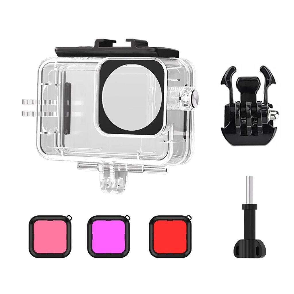 Водонепроницаемый чехол для DJI Osmo Action 6, Filter Combo