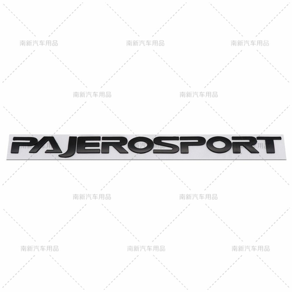 Маркировка PAJEROSPORT — трёхмерная наклейка для переднего знака Mitsubishi Pajero, эмблема для автомобиля, внешняя