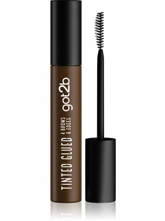 Гель для волос got2b glued 4 brows & edges, tinted brown, 16 мл