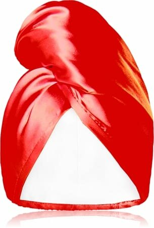 Полотенце-тюрбан для волос Glov Double-Sided Sport and Satin, красное, 1 шт