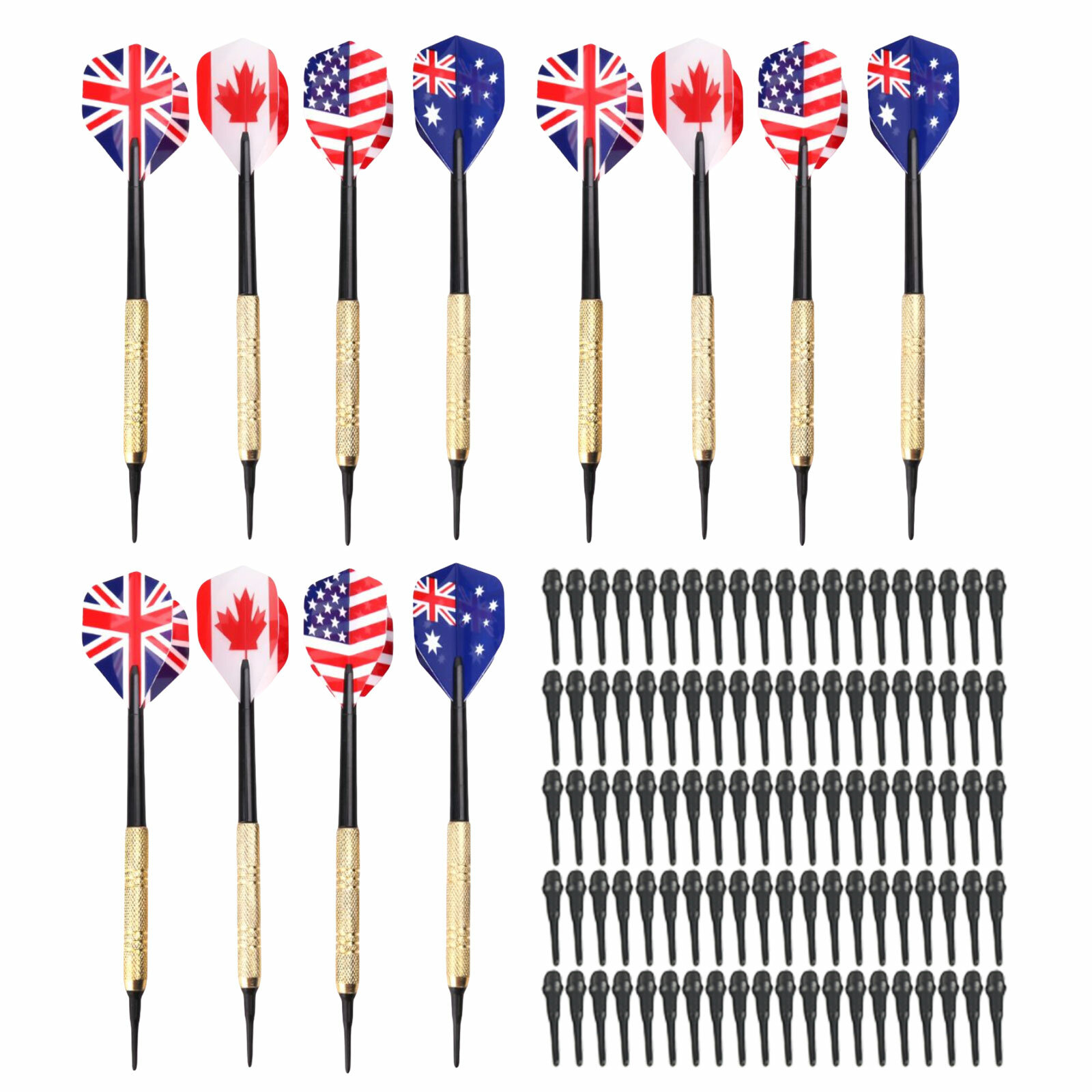 Safe Darts 12pieces 14G устанавливают мягкие пластиковые