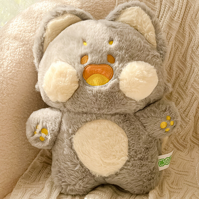 Плюшевая игрушка-подушка для сна Dudu Meow Doll, 40см, серая
