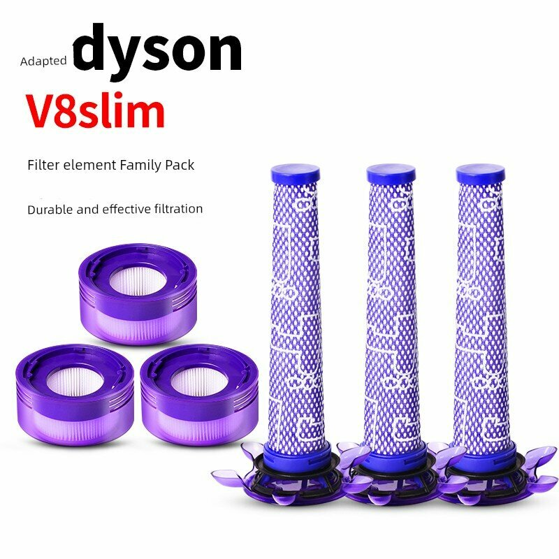Подходит для аксессуаров для пылесосов Dyson: фильтрующий элемент V6V7V8 V10V11, передний фильтр V12V15, сетчатый
