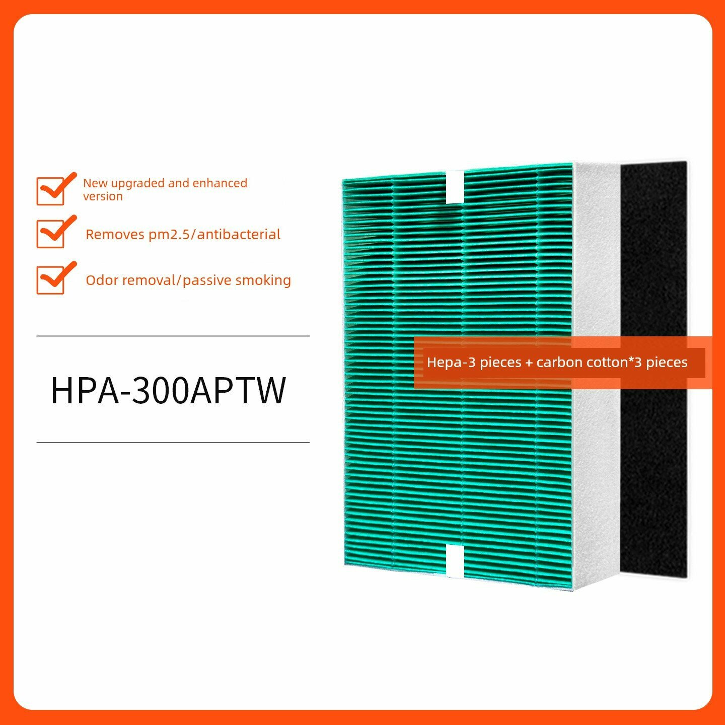 Совместим с фильтром воздухоочистителя Honeywell HPA-100, фильтрующим элементом 200/202/300APTW, 5150WTW. HPA-300APTW,