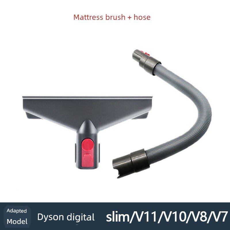 Подходит для аксессуаров для пылесосов Dyson V7V8V11V10, тонкий шланг с всасывающей головкой, щетка для матраса, зазор,