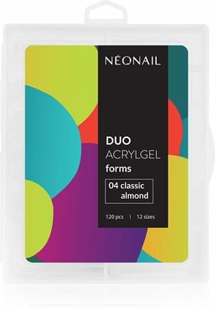Моделирующий гель NeoNail Duo Acrylgel Forms тип 04 Classic Almond, 120 шт.