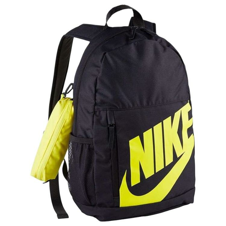 Сумка NIKE, фактура пэчворк, черный