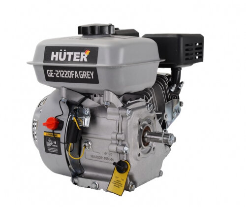 Двигатель бензиновый Huter GE-21220FА Grey, 70/15/9