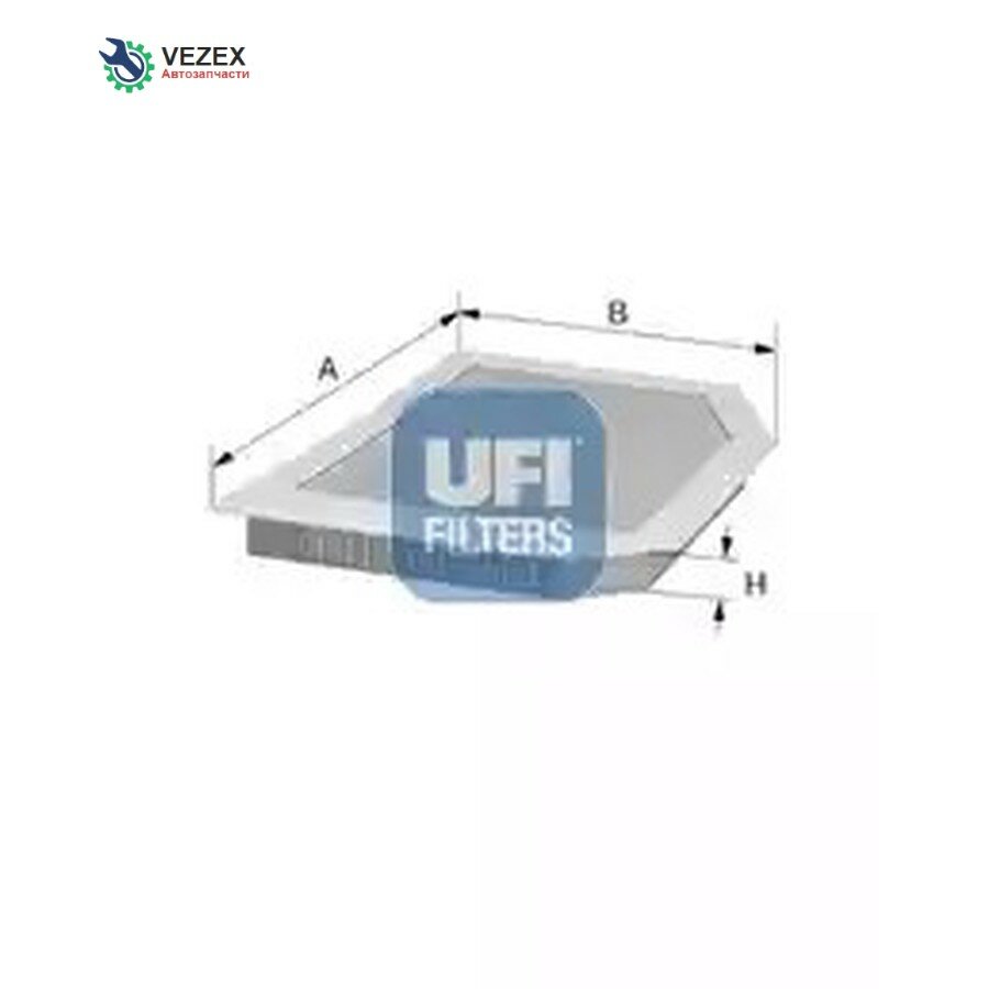 UFI 30.597.00 Фильтр воздушный BMW X3 F25, X4 F26 18i-28i 30.597.00